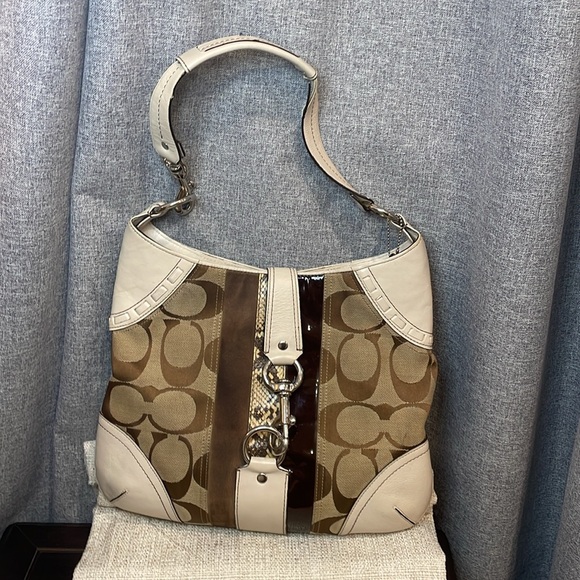 Coach | Bags | Coach Hampton Hobo Python Bag | Poshmark